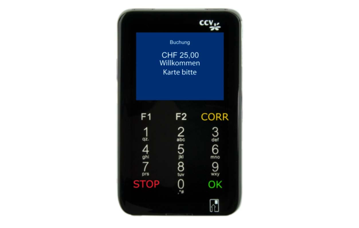 CCV, SumUp oder SIX Payment Services: Mobile Kartenterminals im Vergleich.